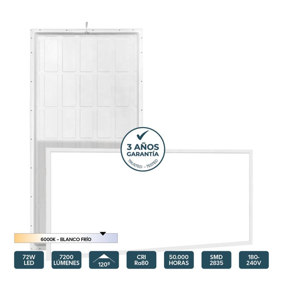 Comprar PANEL LED 60X120 72W 6000K BACKLIGHT PANALIGHT